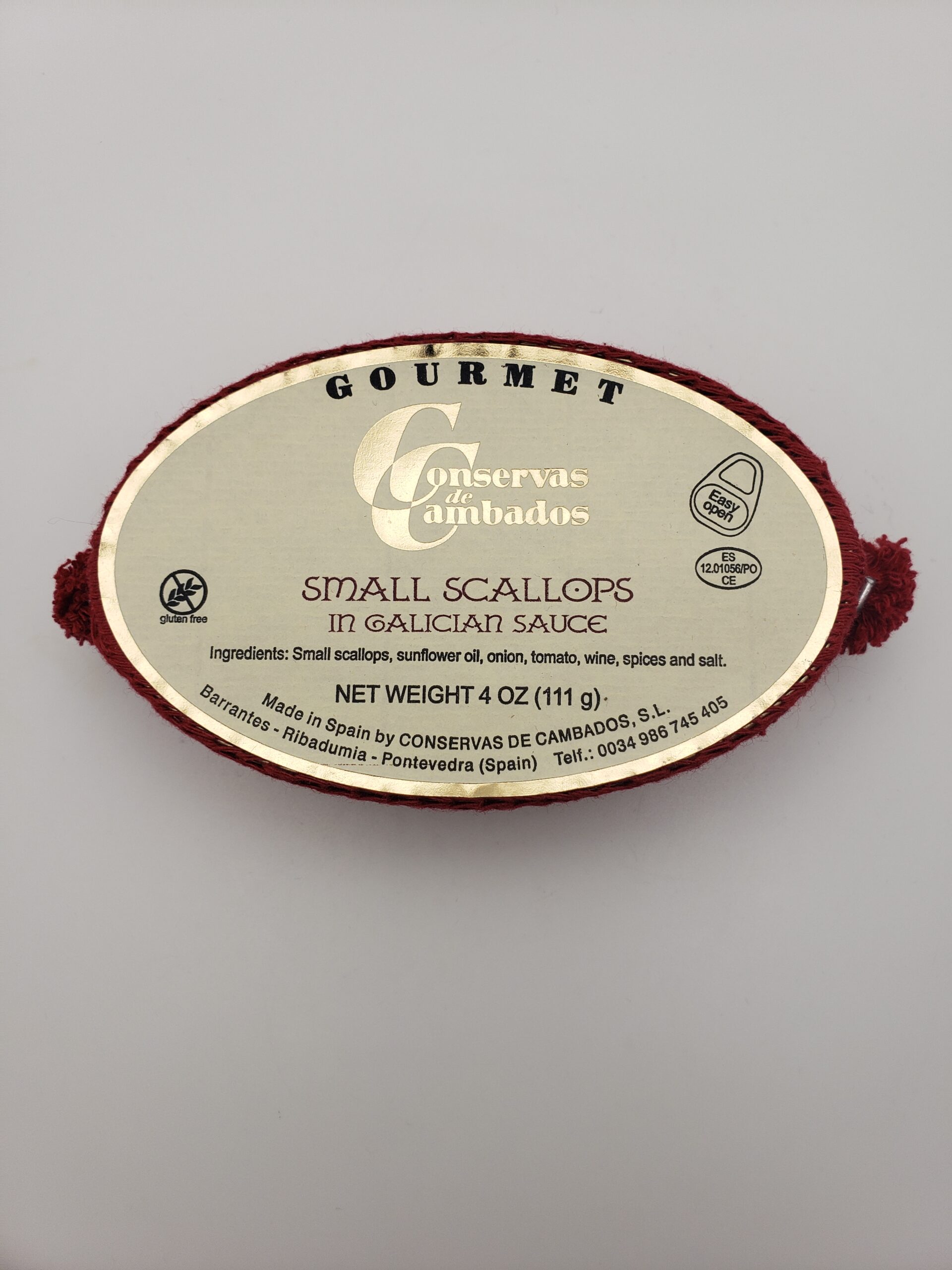 Conservas de Cambados Small Scallops in Galician Sauce - RTG.fish ...
