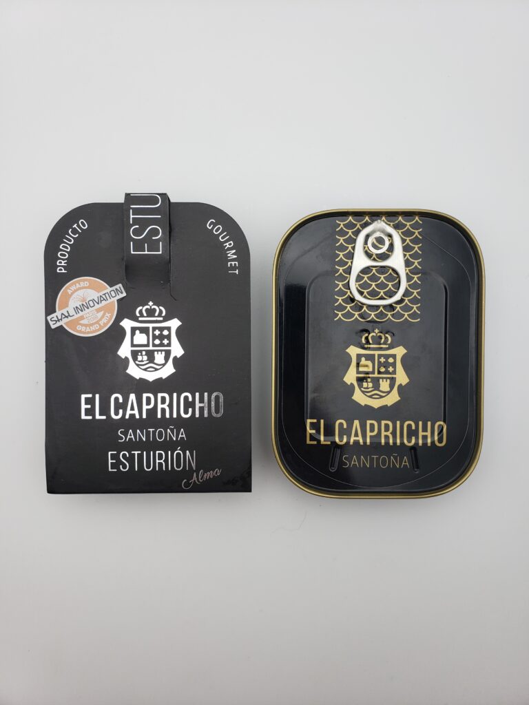 El Capricho Sturgeon in EVOO - RTG.fish - Rainbow Tomatoes Garden