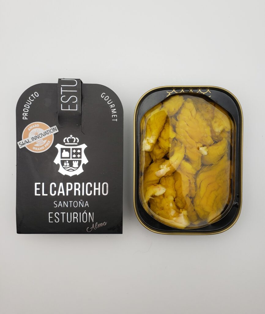 El Capricho Sturgeon in EVOO - RTG.fish - Rainbow Tomatoes Garden