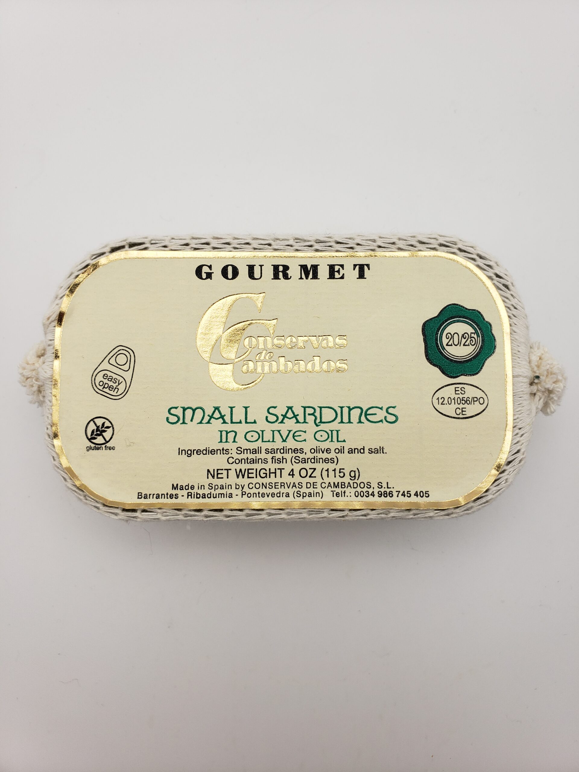 Conservas de Cambados Small Sardines in Olive Oil 20/25 - Rainbow ...