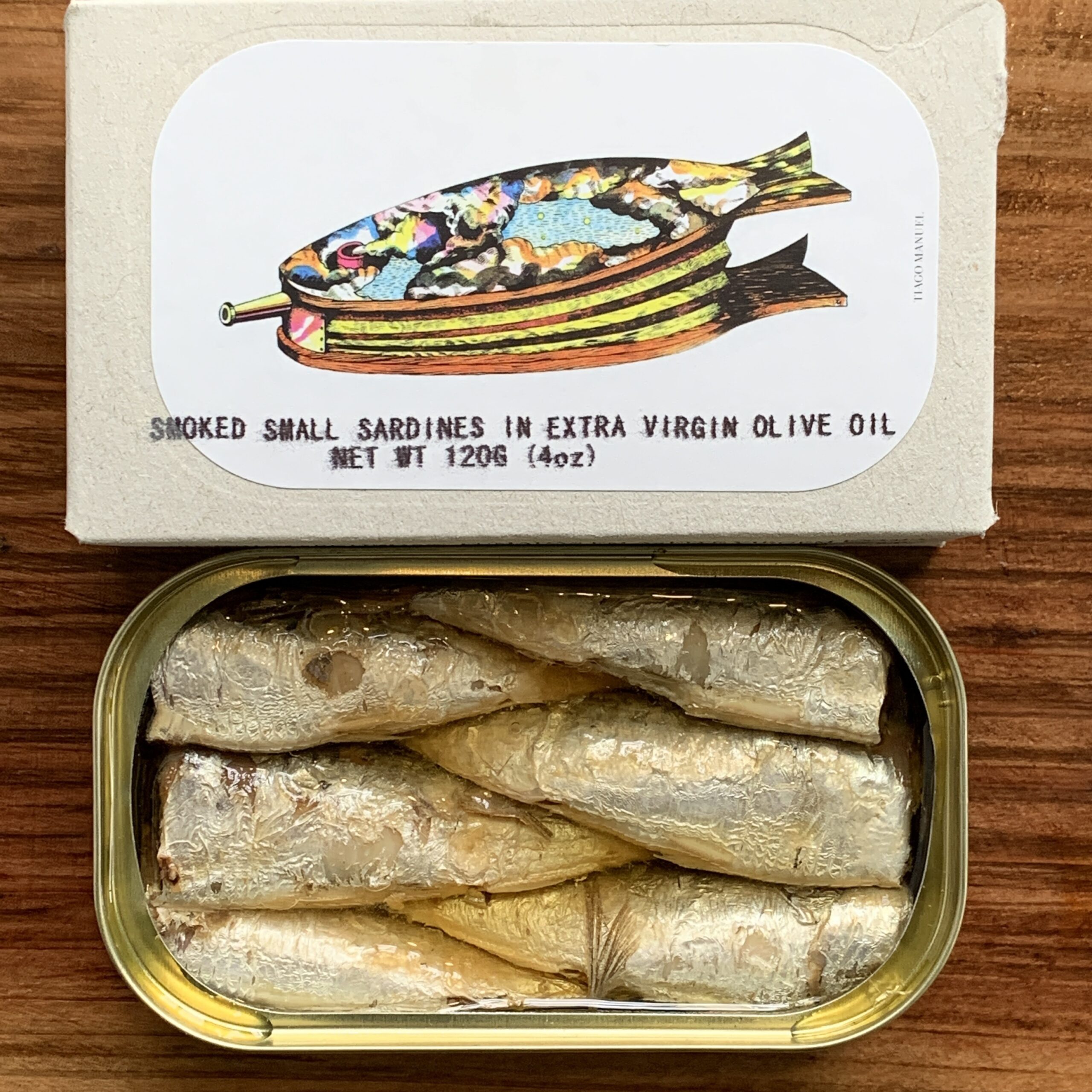 José Gourmet Smoked Small Sardines in Extra Virgin Olive Oil - Rainbow ...