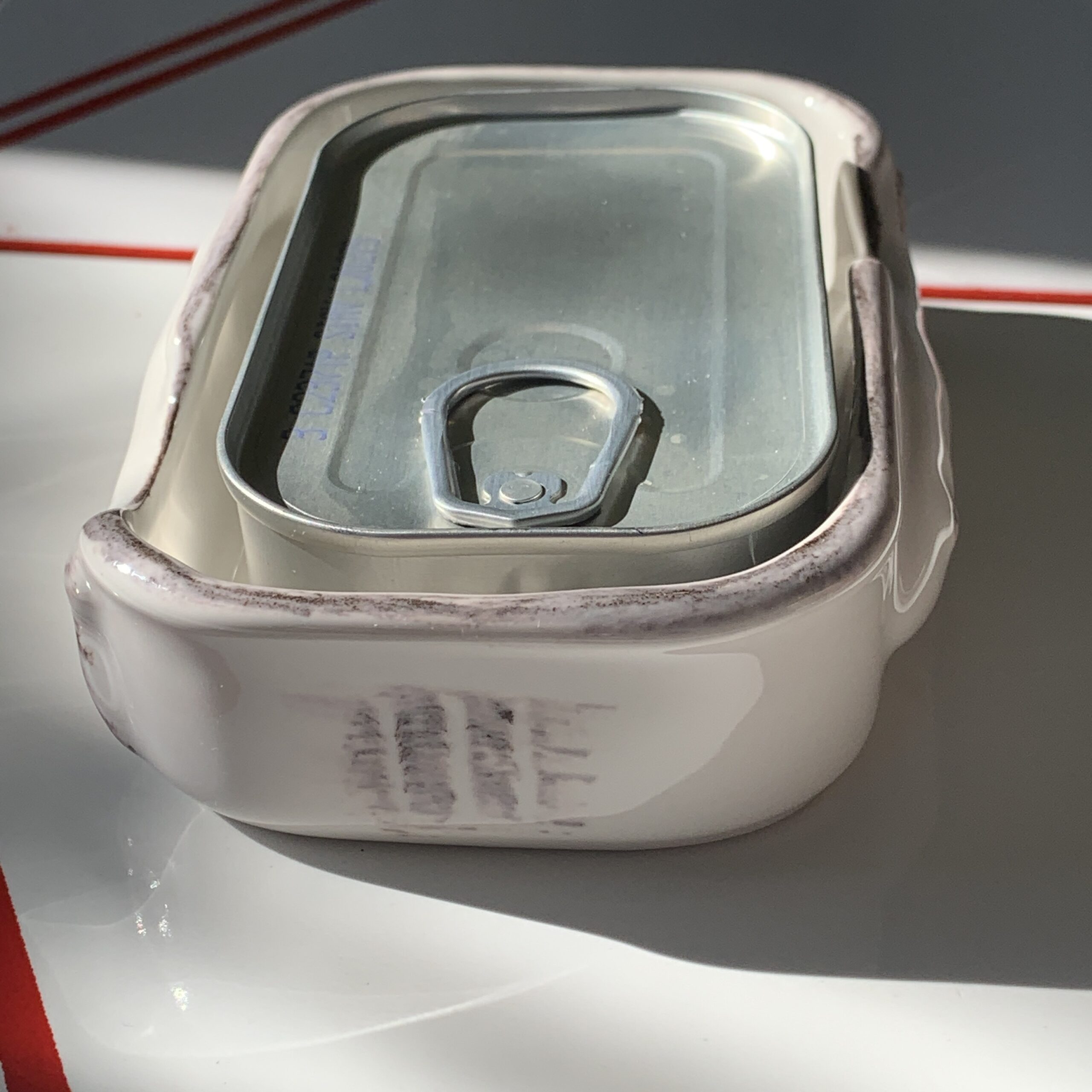 Ceramic Tinned Fish Dish - RTG.fish - Rainbow Tomatoes Garden