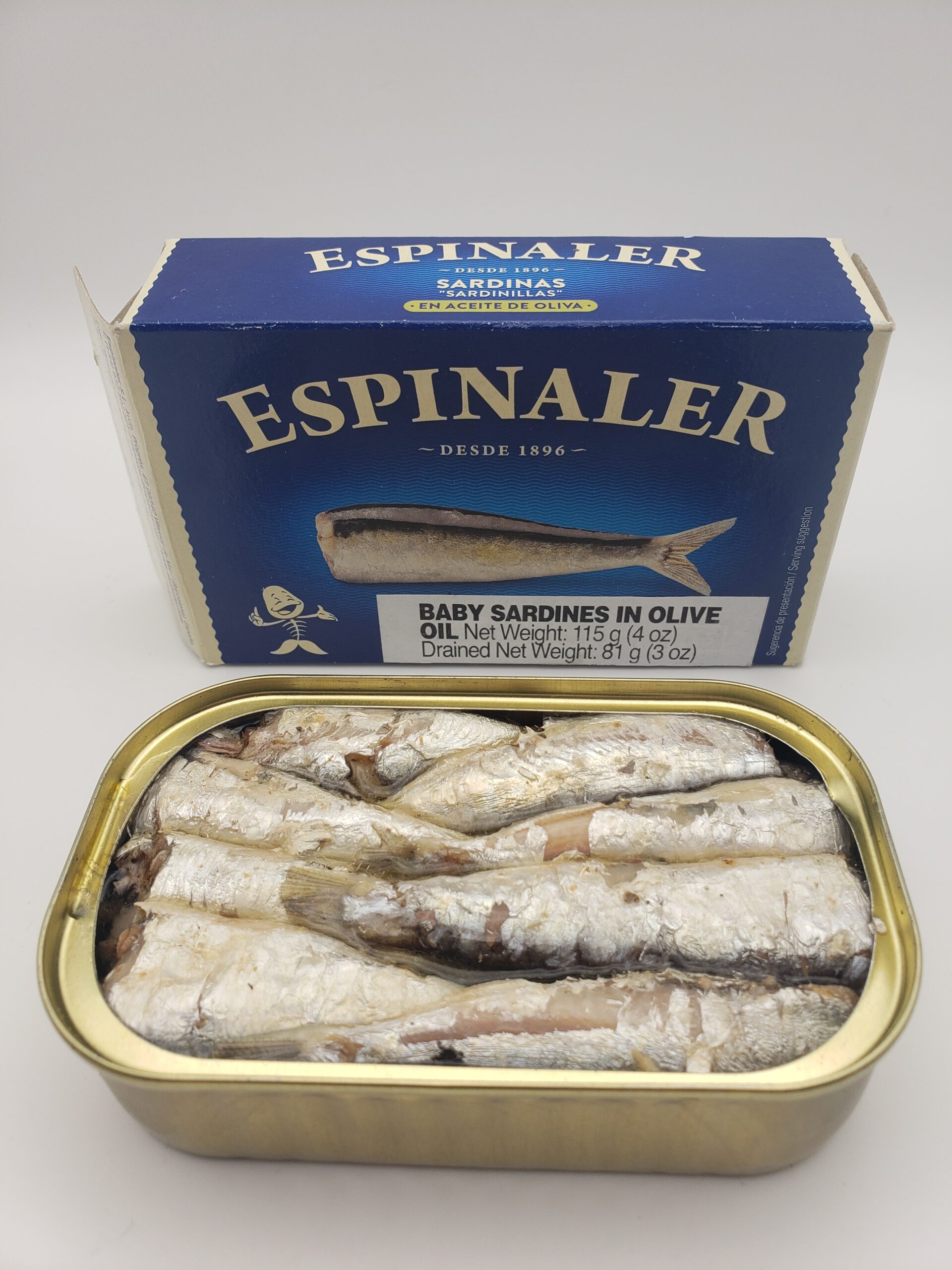 Espinaler Baby Sardines in Olive Oil 14/16 - RTG.fish - Rainbow ...