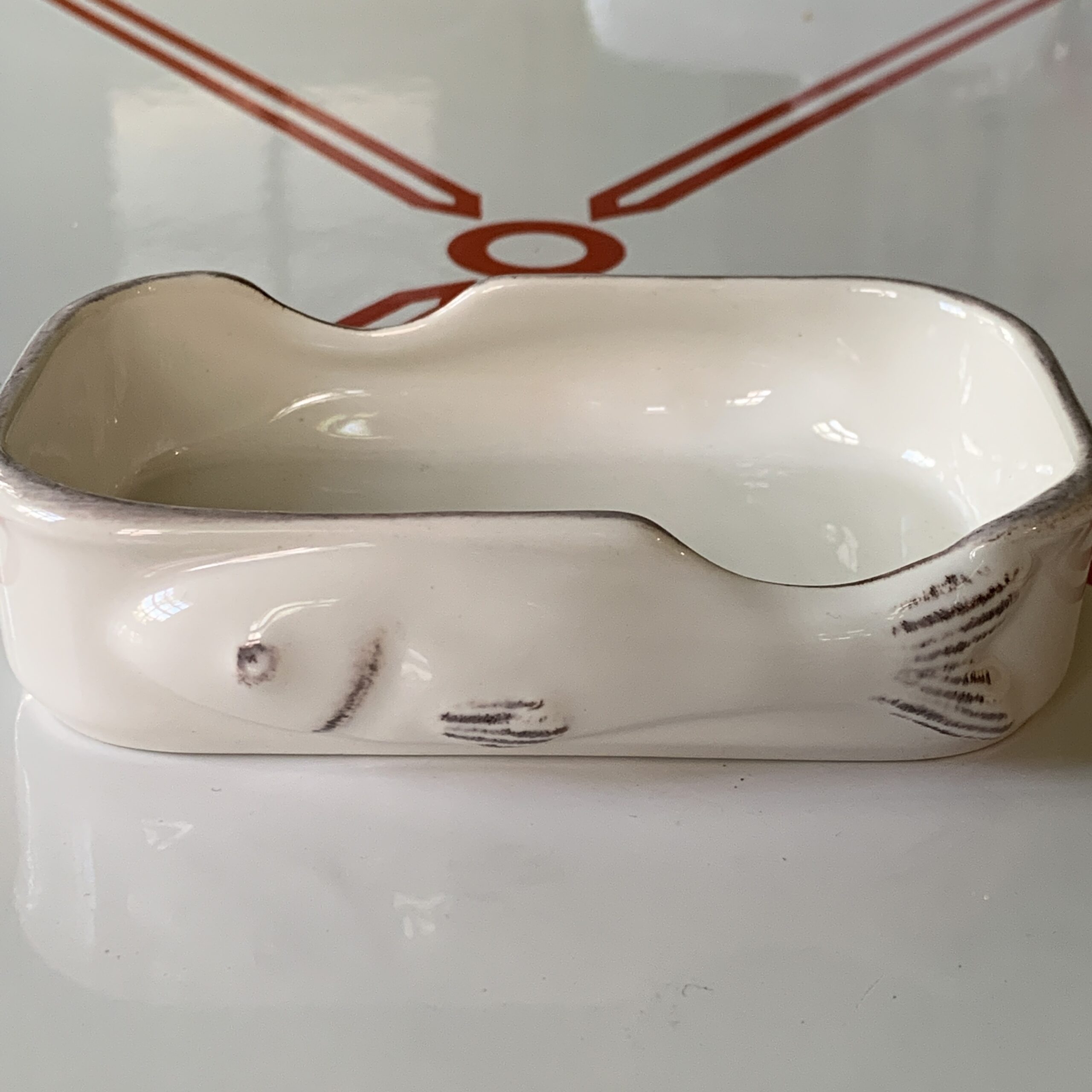 Ceramic Tinned Fish Dish - RTG.fish - Rainbow Tomatoes Garden