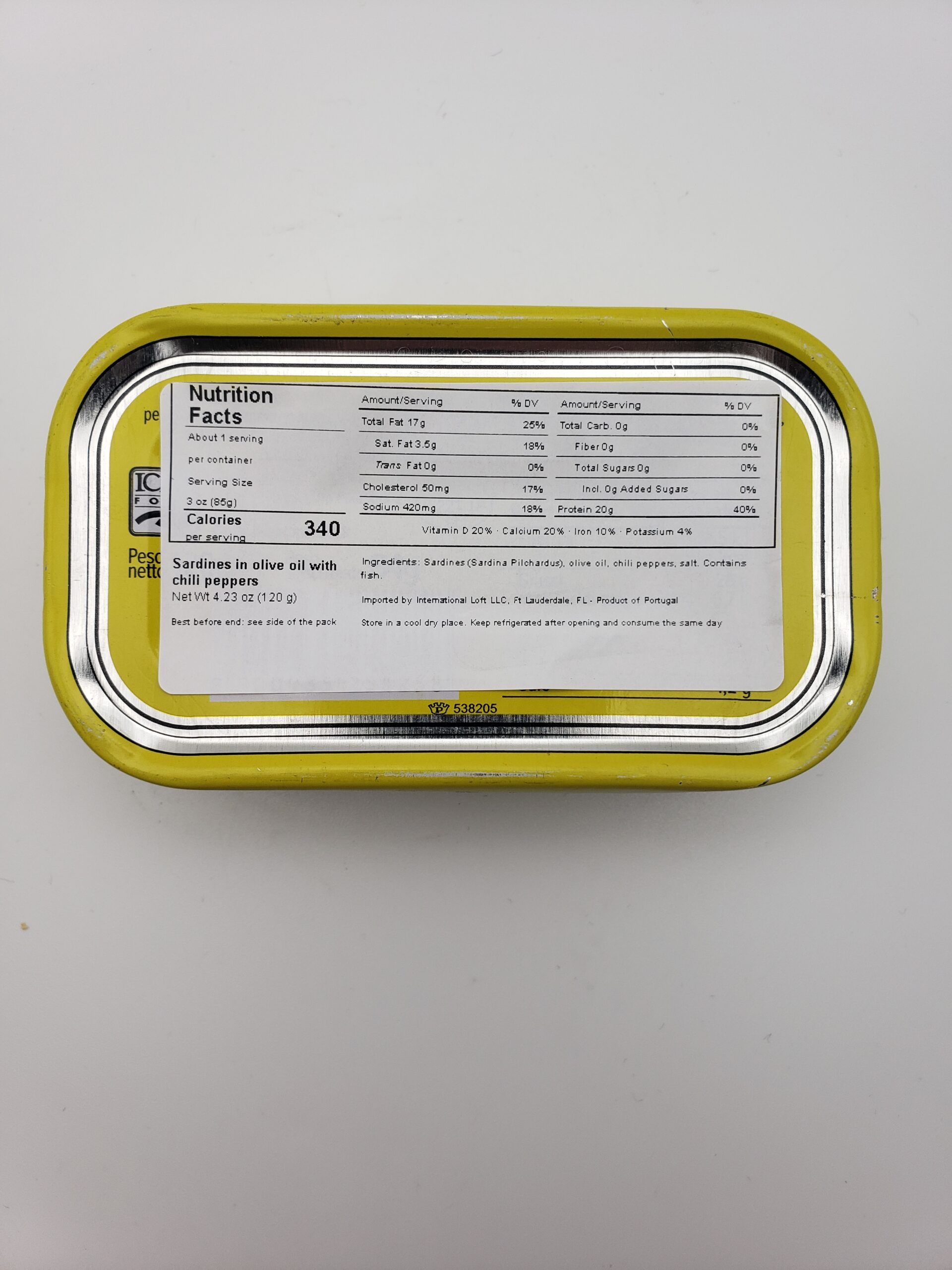 Angelo Parodi Spicy Portuguese Sardines in Olive Oil - RTG.fish ...