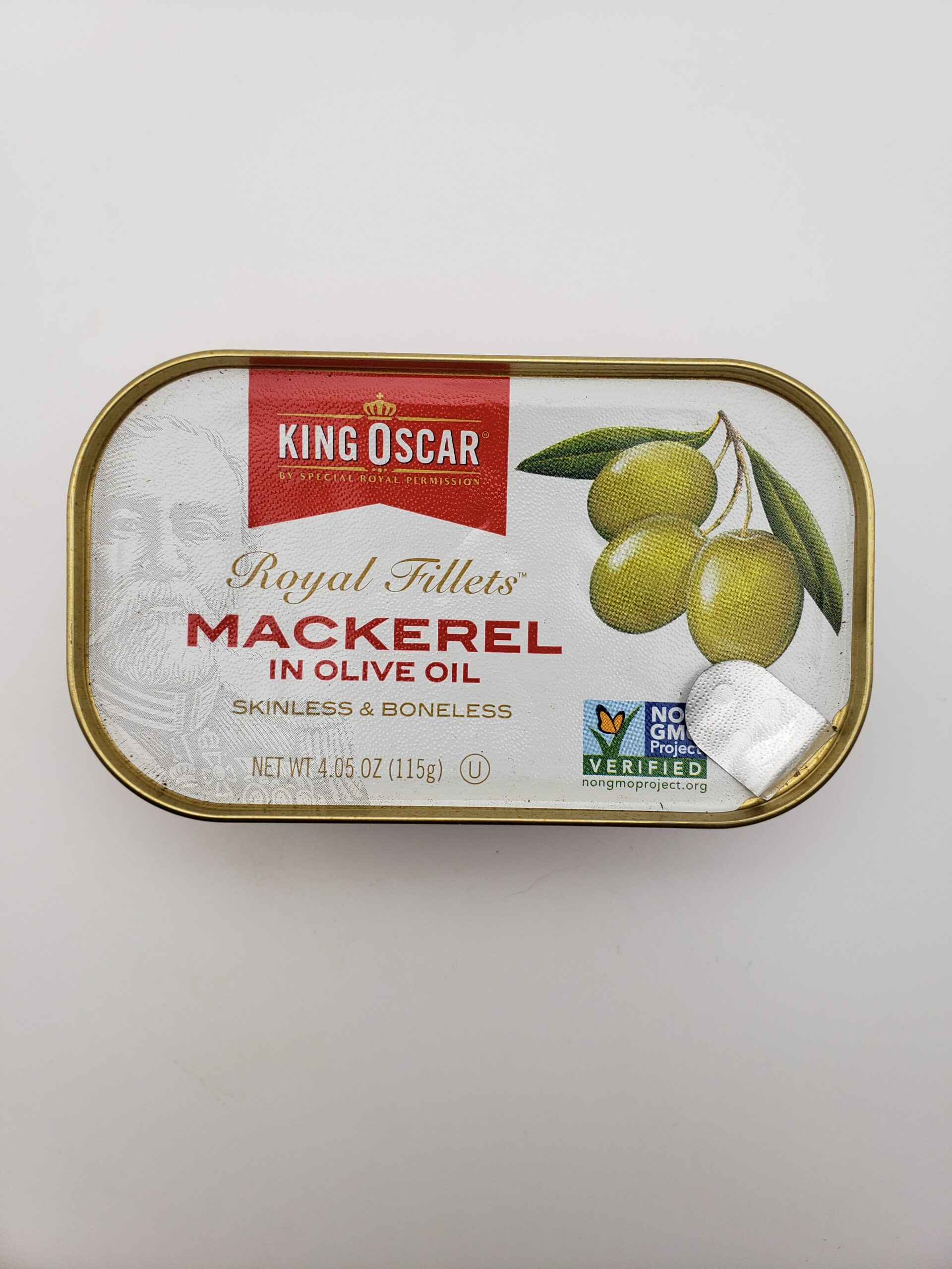 Skinless Boneless Canned Fish King Oscar Mackerel In Olive Oil - 12 ...