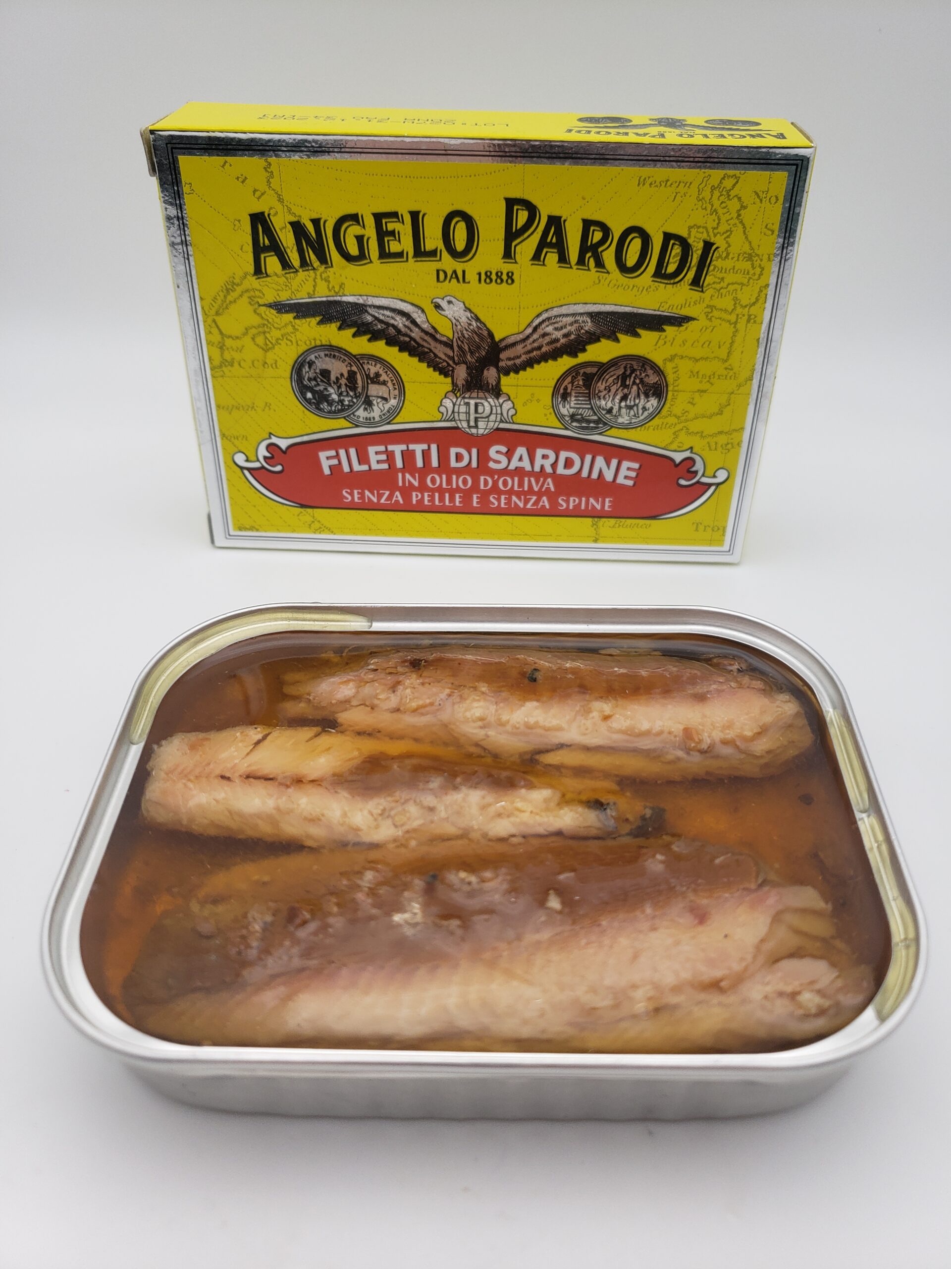 Angelo Parodi Boneless & Skinless Sardine Fillets in Olive Oil - RTG ...