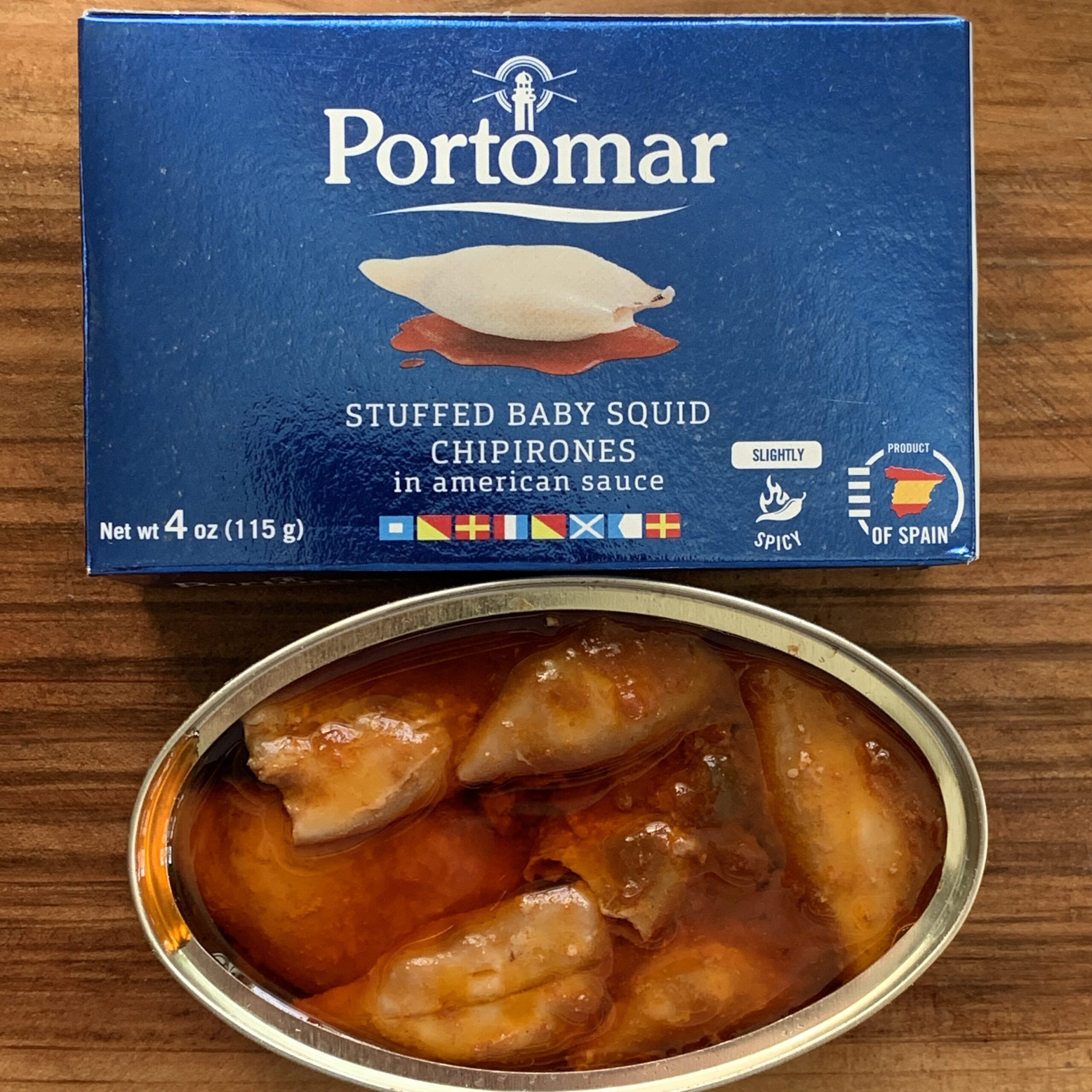 Portomar Stuffed Baby Squid in American Sauce - RTG.fish - Rainbow ...