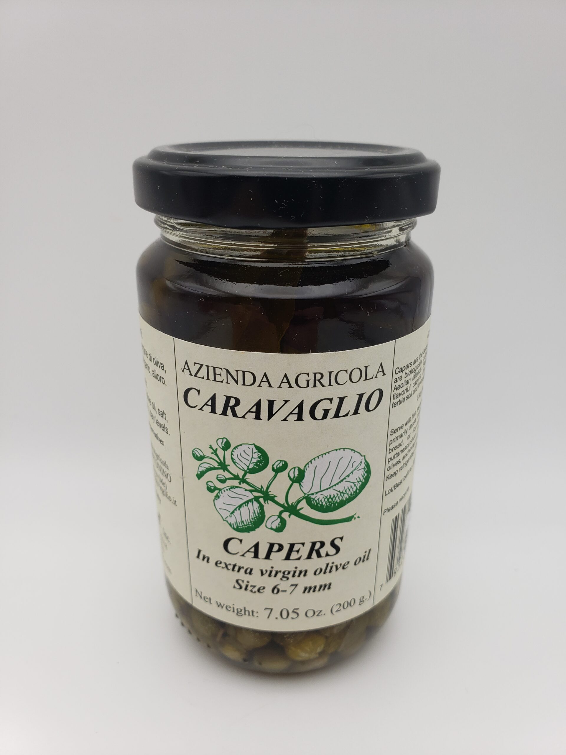 Capers in EVOO - Rainbow Tomatoes Garden