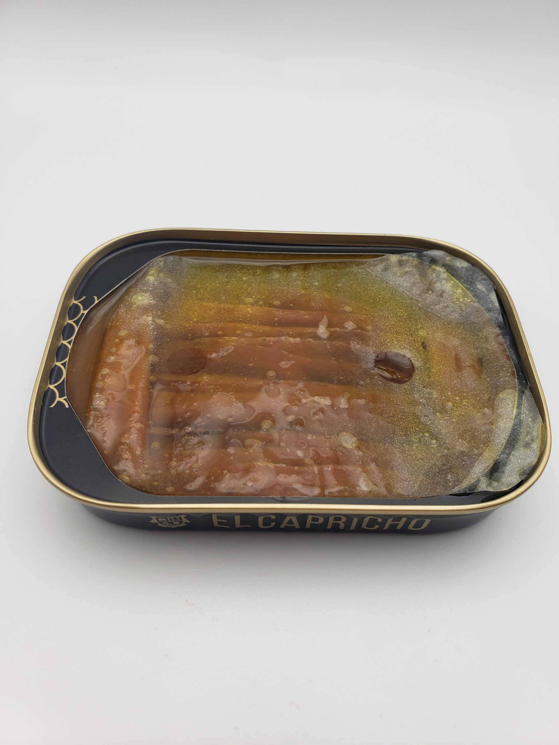 El Capricho Anchovy Fillets, M, EVOO, 95g - (+/-24 fillets) (BB 06/10 ...