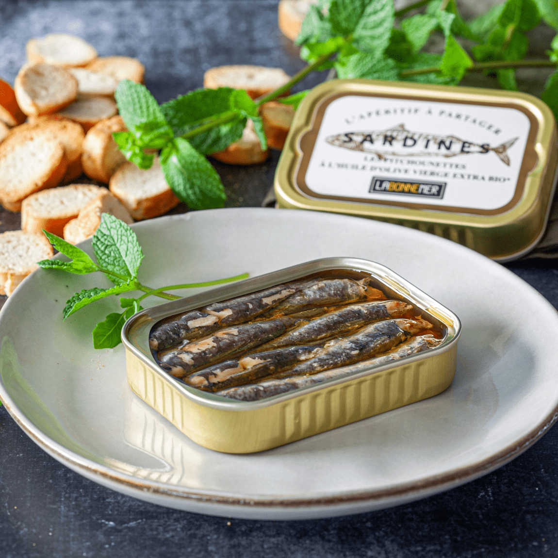 Ferrigno La Bonne Mer Small Sardines (Pitchounettes) in Organic Extra ...
