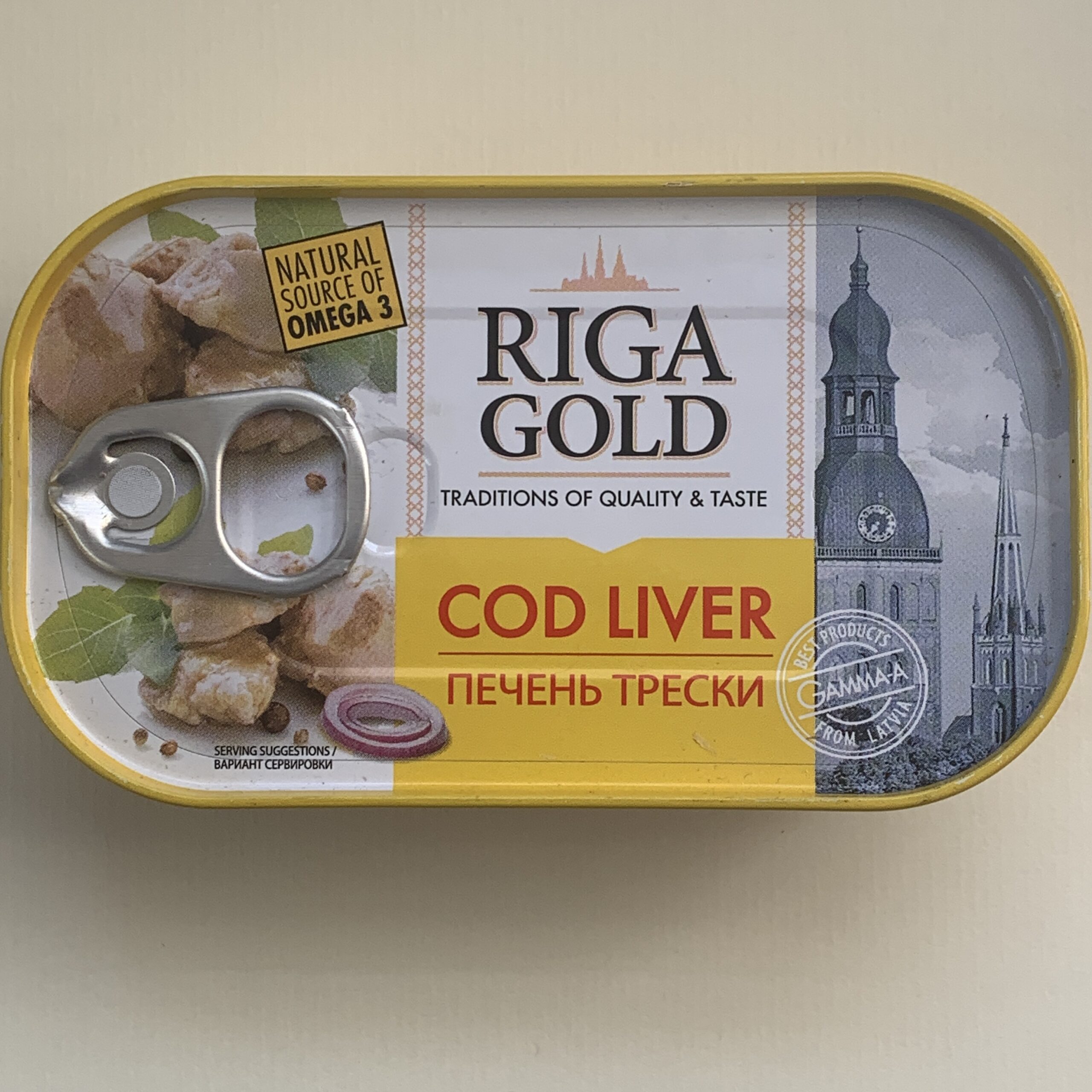 Riga Gold Cod Liver - RTG.fish - Rainbow Tomatoes Garden