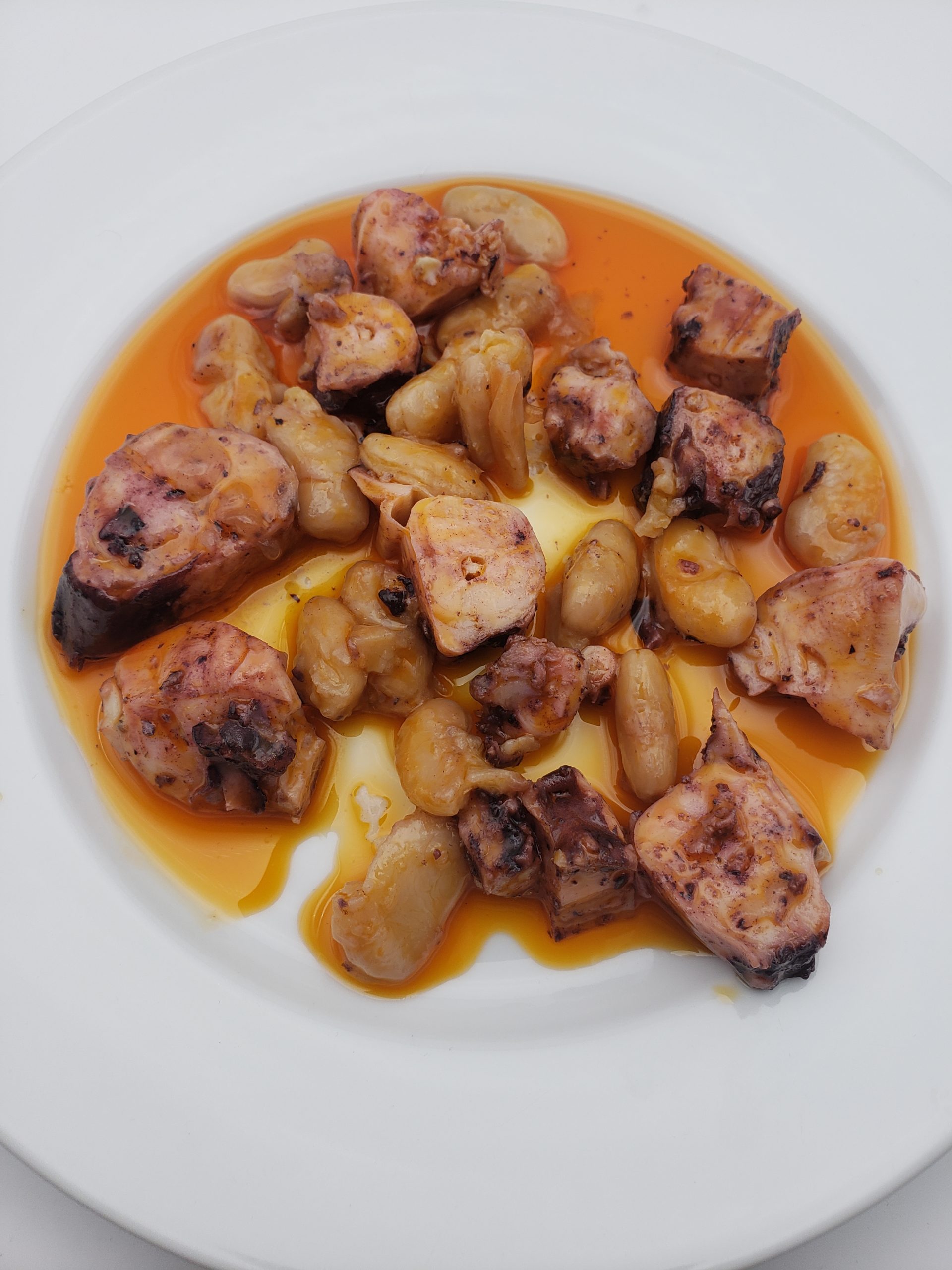 Matiz Giant Calamari with White Beans and Paprika |- Rainbow Tomatoes ...