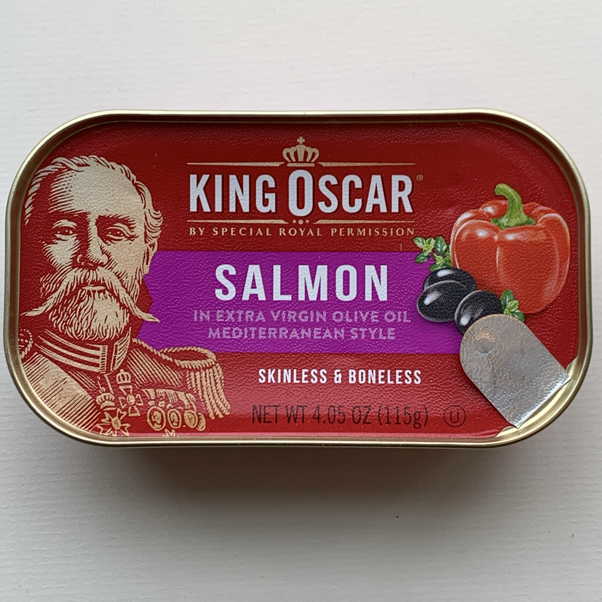 King Oscar Salmon in Extra Virgin Olive Oil Mediterranean Style - RTG ...