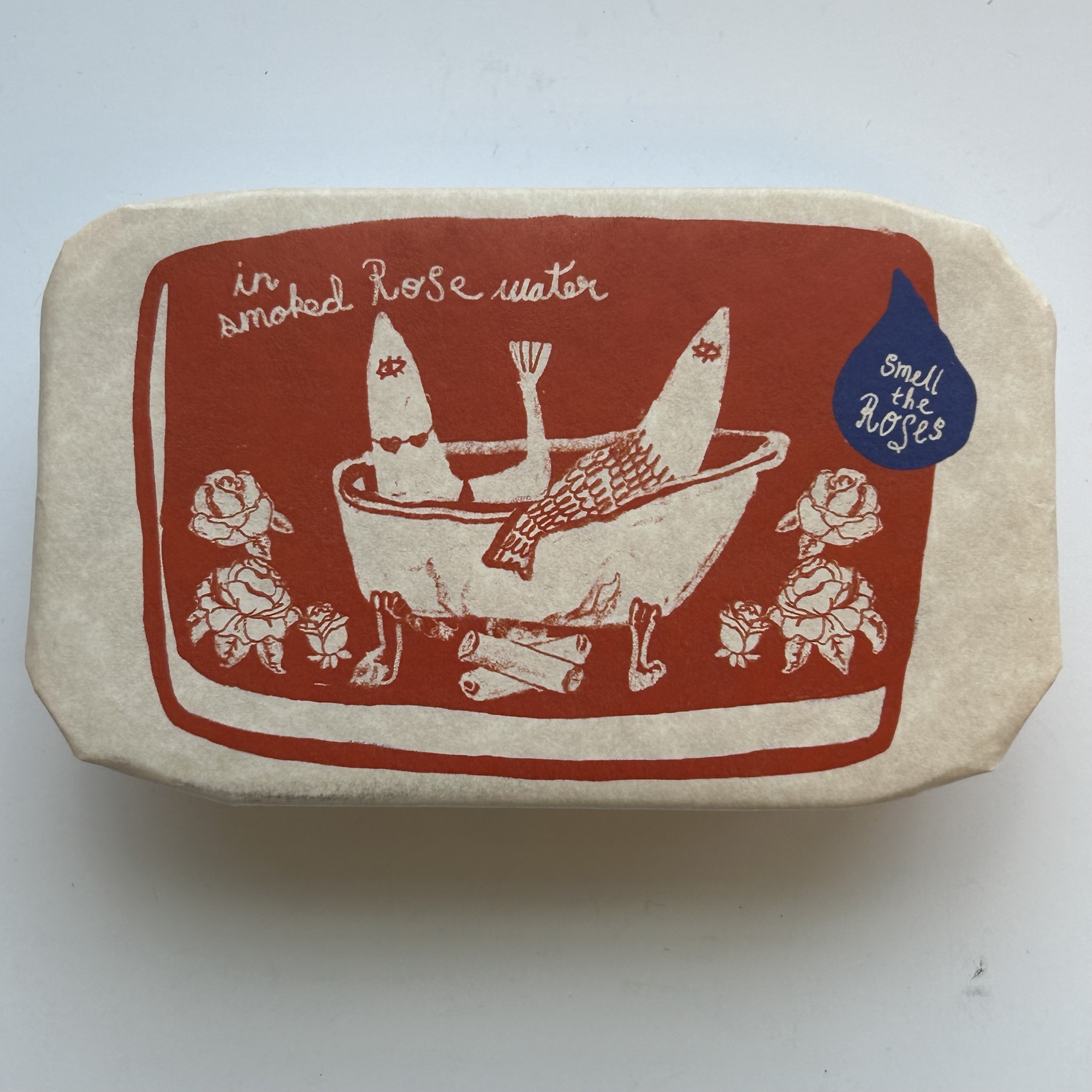 The Original Tinned Fish Candle - Smoked Rose Water (Roses and Campfire ...